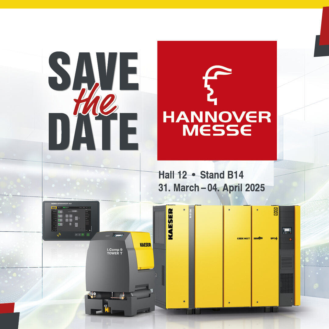 Kaeser a Hannover Messe 2025: Tecnologie per l’Industria del Futuro